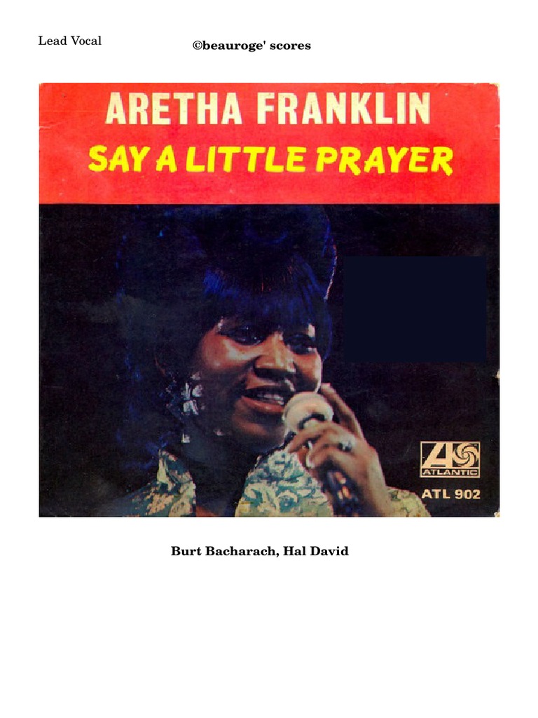 I Say A Little Prayer - Aretha Franklin | PDF | American Musicians