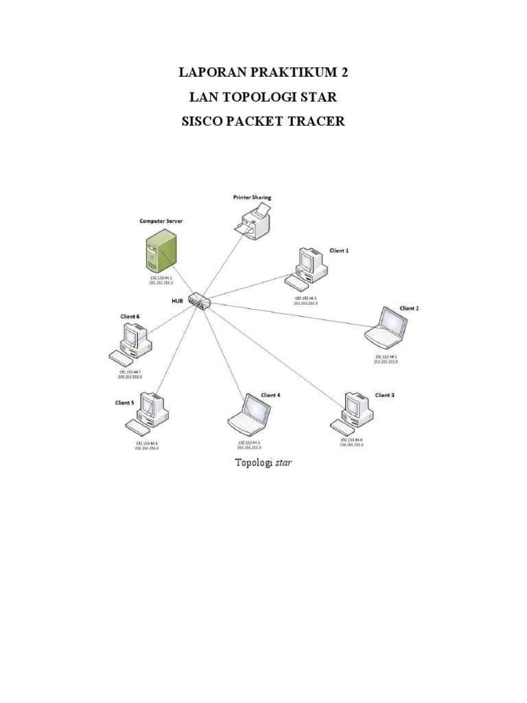 Topologi Jaringan Komputer | PDF