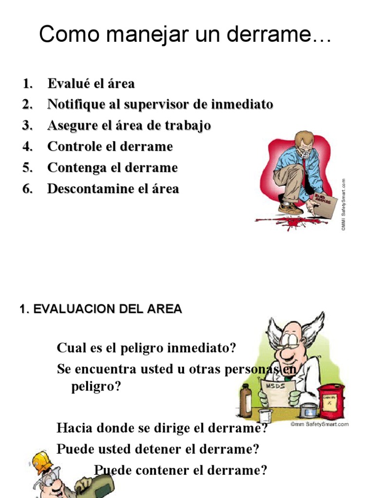 Manejo de Derrames | PDF