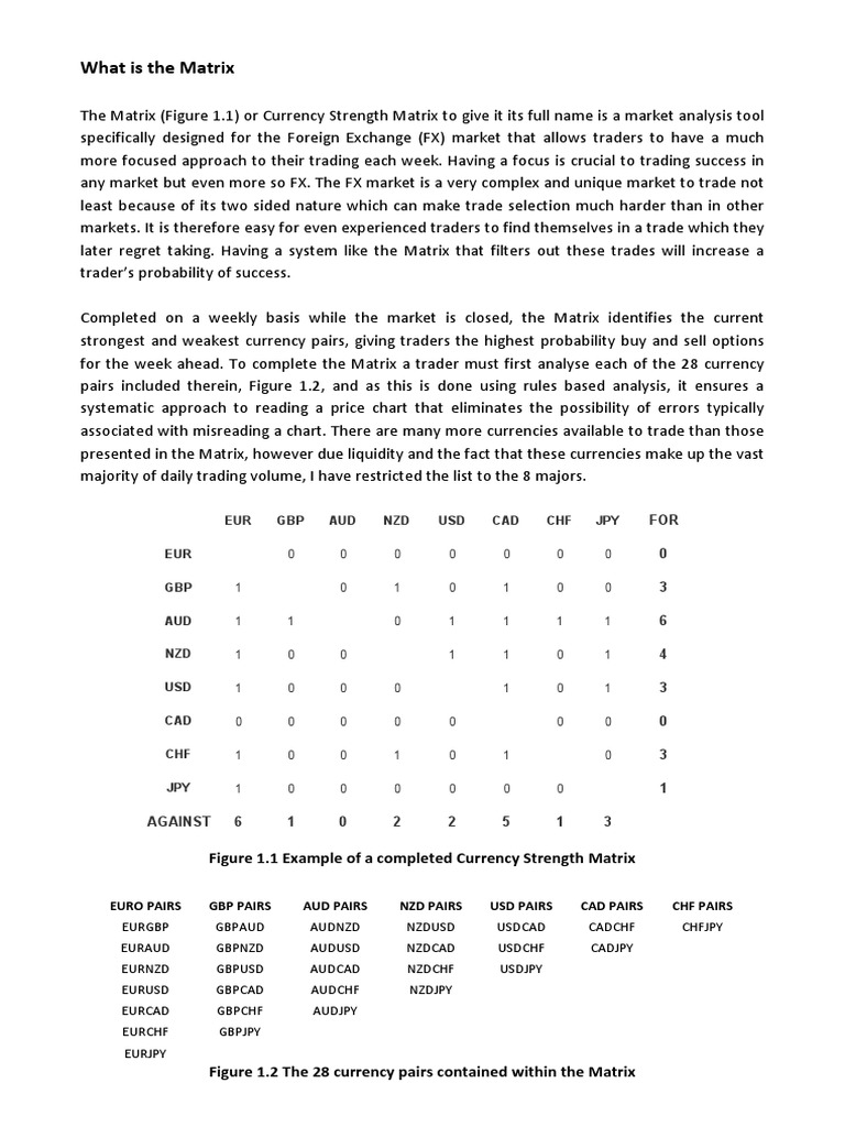 Complete Guide To The Matrix (48) - 1 | PDF | Financial Markets ...