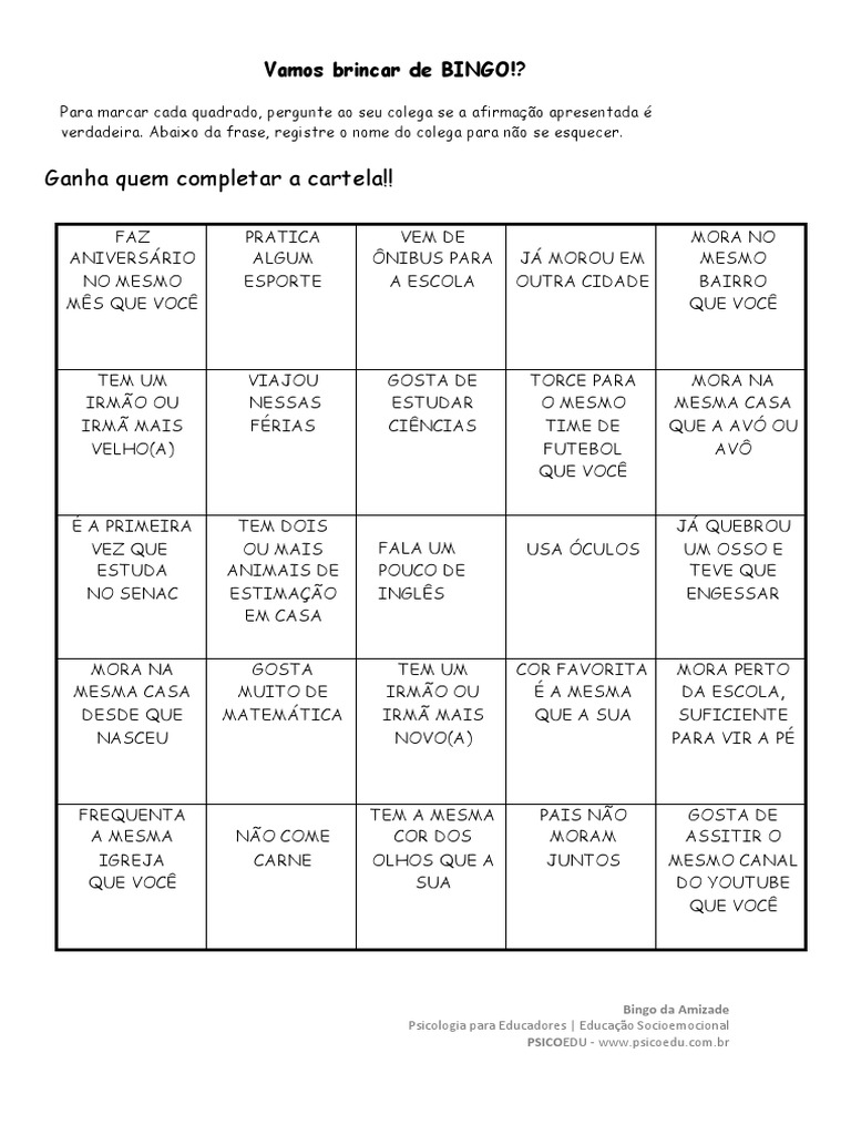 bingo do corpo humano para imprimir🍓 Explore as vantagens e emoções da ...