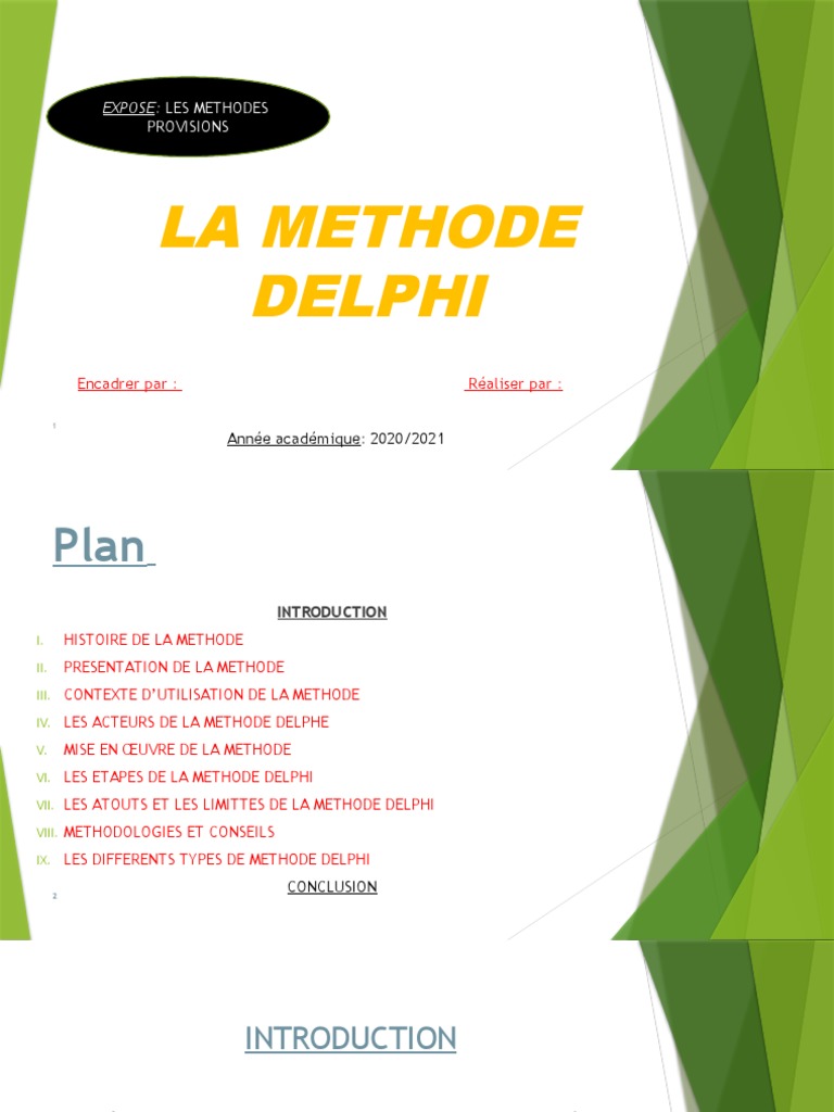 La Methode Delphi | PDF | Science