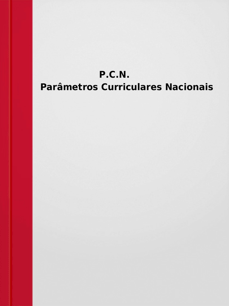 Livro PCN | PDF | Aprendizado | Pedagogia