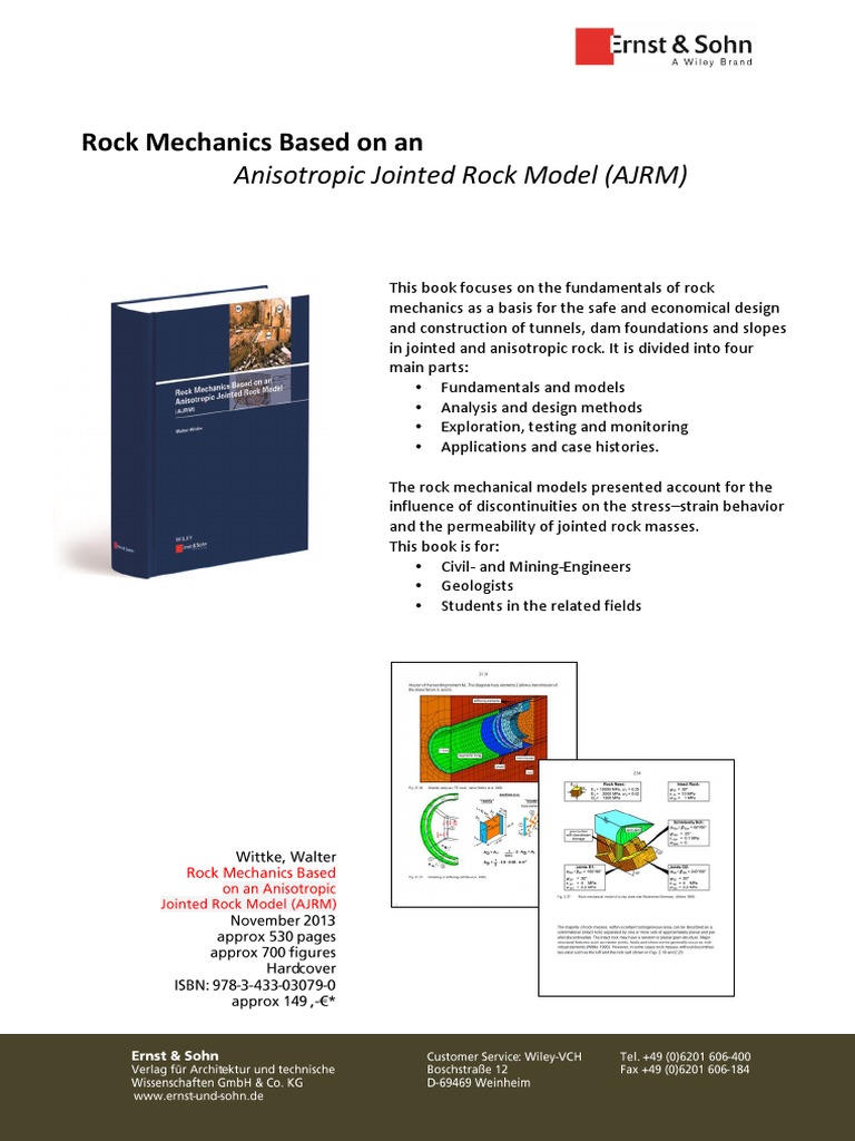 Rock Mechanics Based On An: Anisotropic Jointed Rock Model (AJRM) | PDF ...
