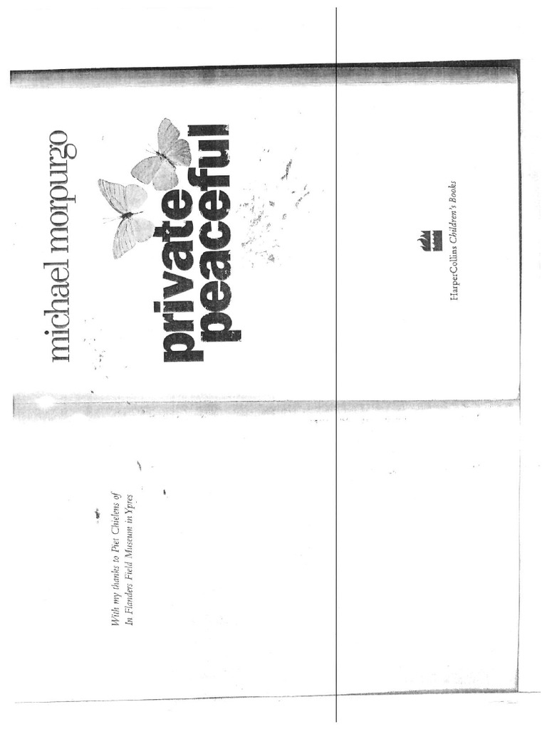 Private Peaceful | PDF