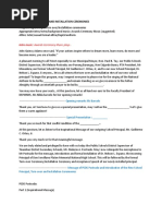 Emcee Script For Turn Over Ceremony | PDF