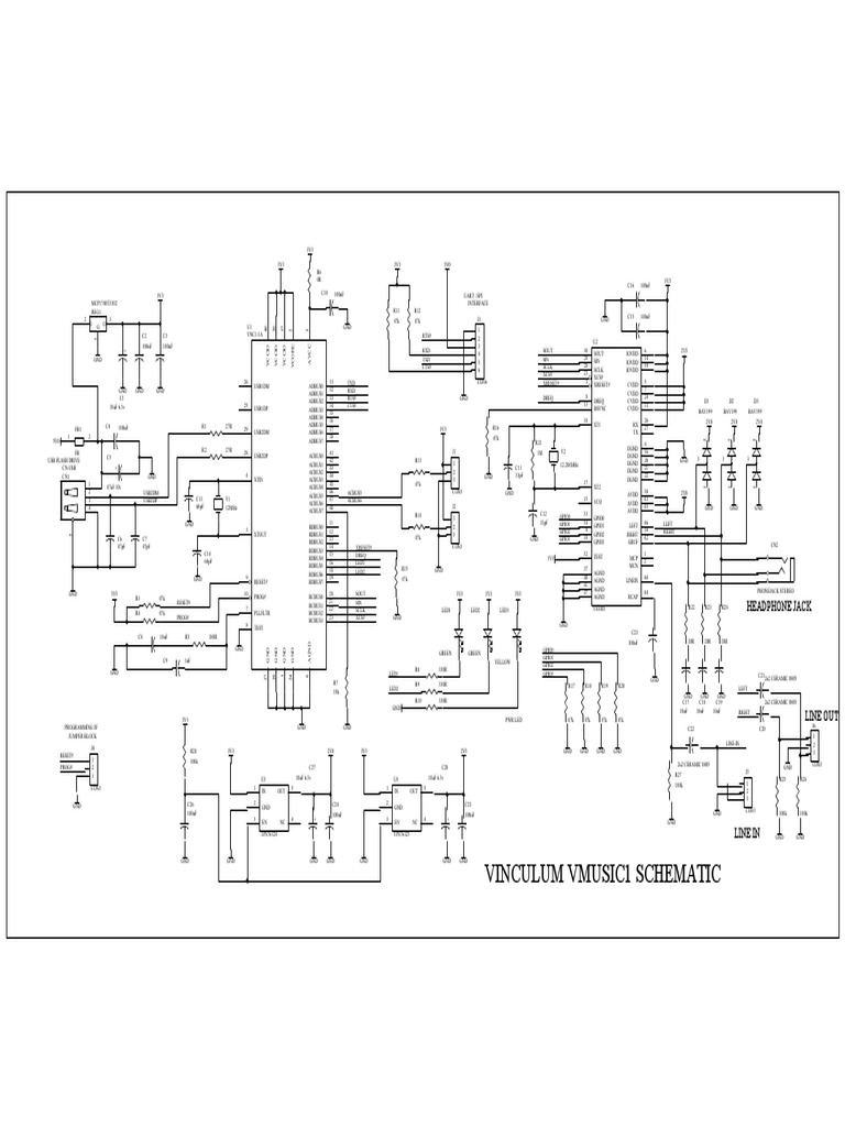 VMUSIC1 Schematic Prints | PDF
