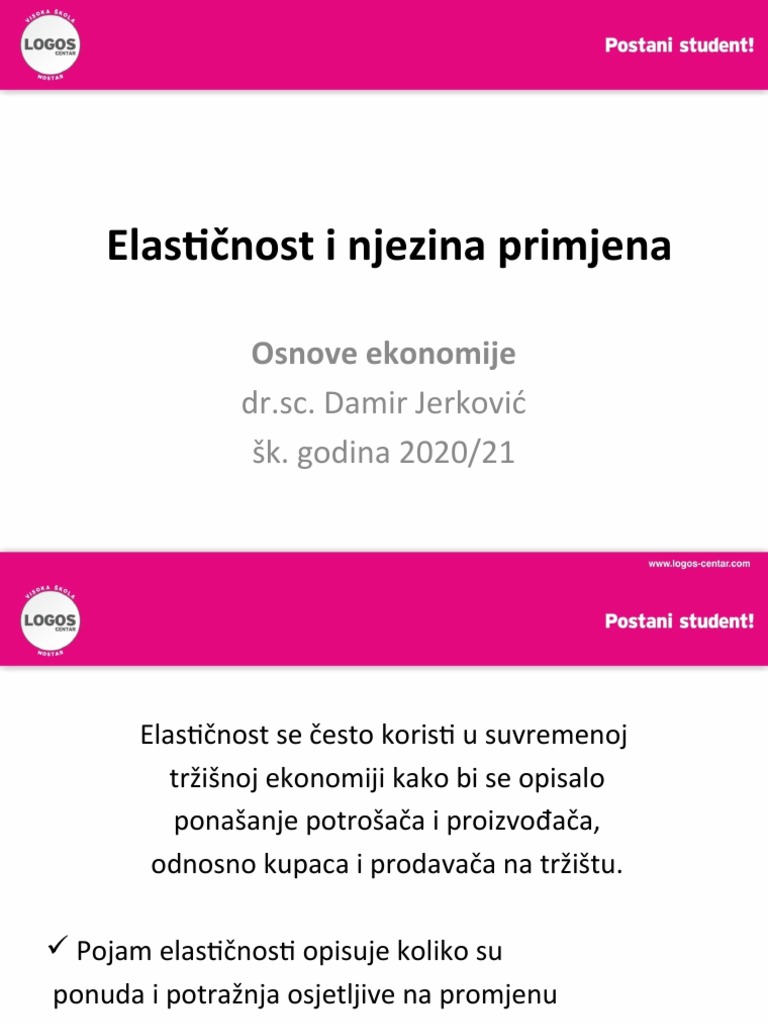 Elasticnost 121120 | PDF