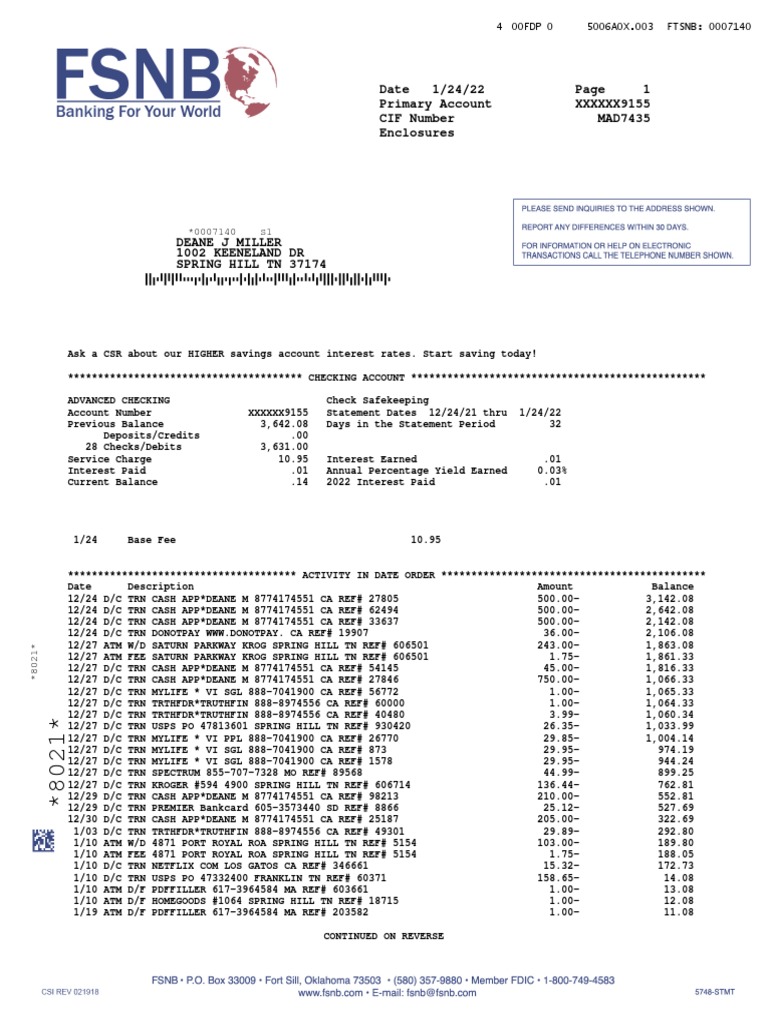 43211105 | PDF | Interest | Transaction Account