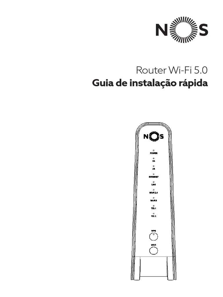 Guia de instalação e configuração do router Wi-Fi 5.0: indicadores ...