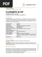 Ficha Técnica Acramite 50 WS Arysta (México) | PDF