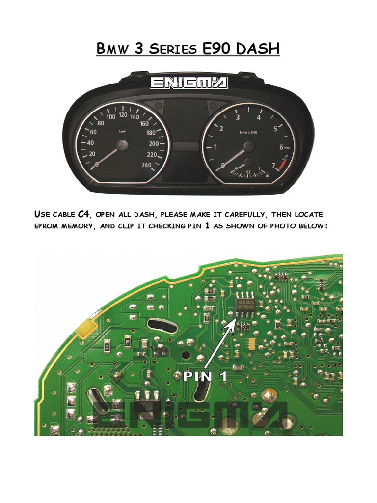 BMW 3 Series E90 Dash | PDF