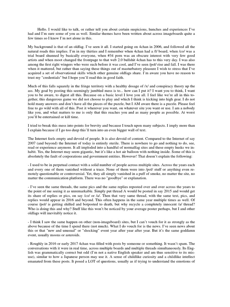 Dead Internet Theory | PDF