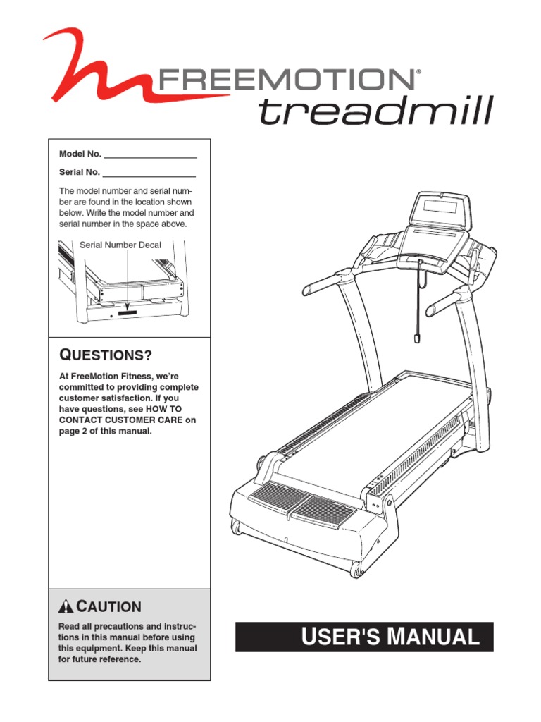 Freemotion Treadmill | PDF | Ac Power Plugs And Sockets | Electrical ...