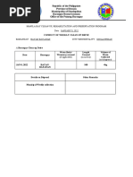Hapag Sa Barangay Project Monitoring Form 1 | PDF