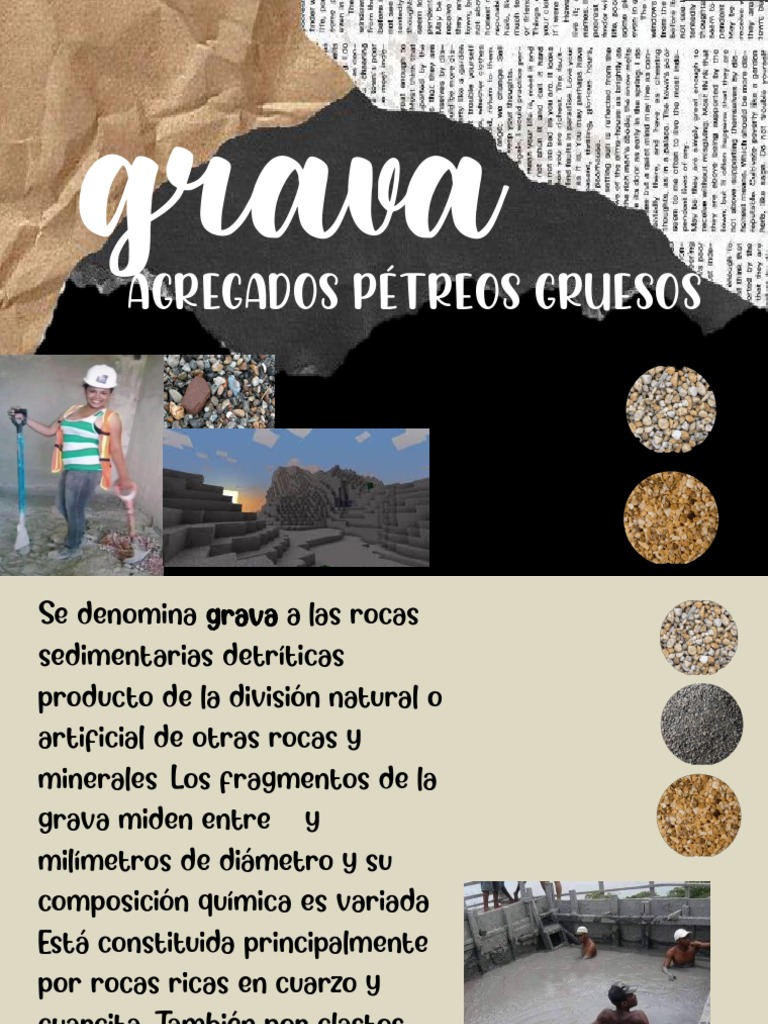 Que Es La Grava? | PDF | Grava | Hormigón
