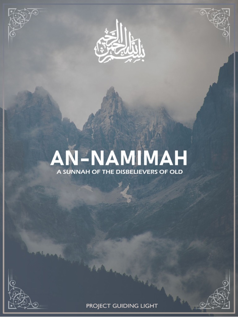 An-Namimah - 'A Sunnah of The Disbelievers of Old' | PDF | God In Islam ...