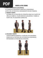 Tipos de voces de mando en educación física | PDF | Pie | Deportes
