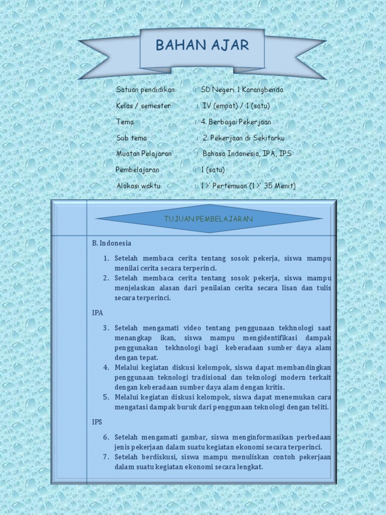 Perangkat Pembelajaran 2 - Wulan Rossie F | PDF