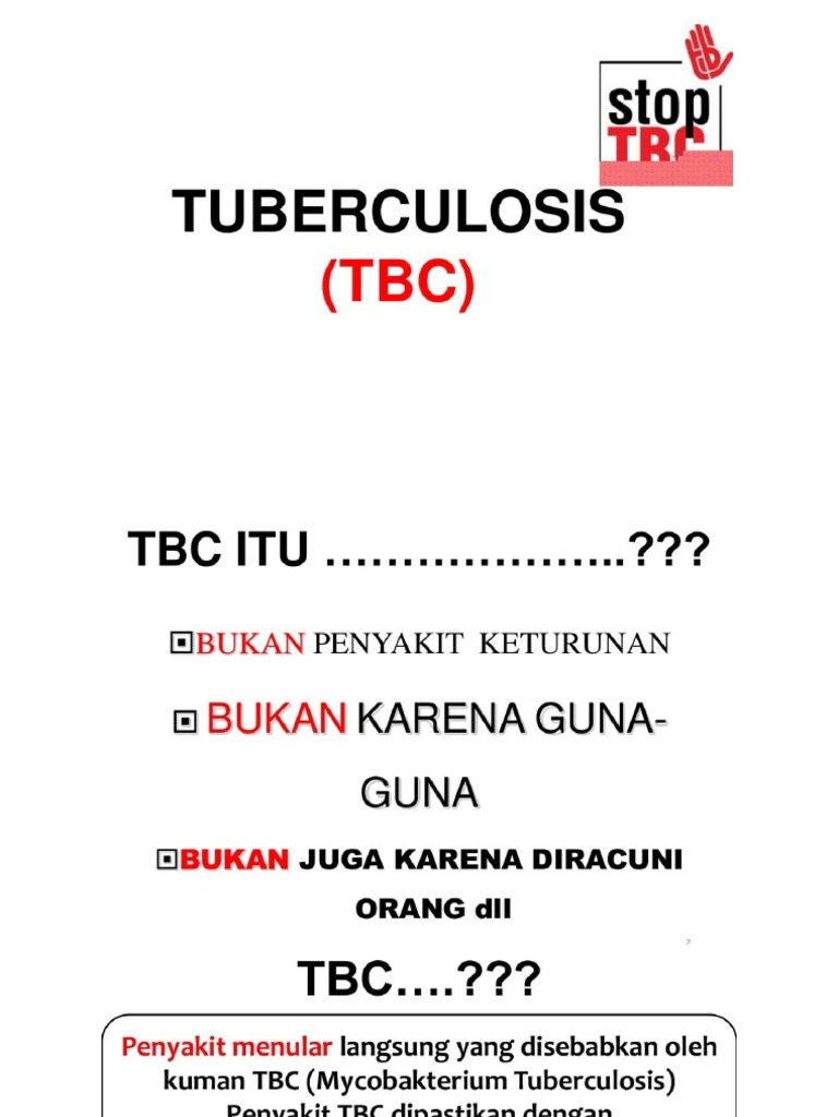 Penyuluhan TB Paru | PDF