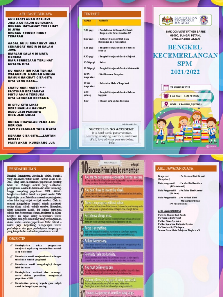 Buku Program Bengkel Kecemerlangan SPM 2021 2022 | PDF
