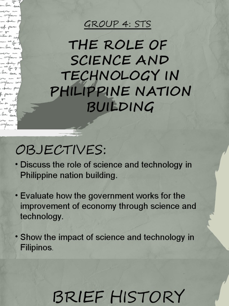 The Role of Science and Technology in Philippine Nation Building | PDF ...