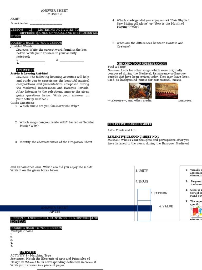 MAPEH 9 - Q1 - W1 - Mod1 | PDF | Physical Fitness | Skeletal Muscle