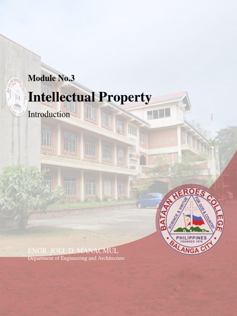 Introduction To Intellectual Property - Module 03 | Descargar gratis PDF | Intellectual Property ...