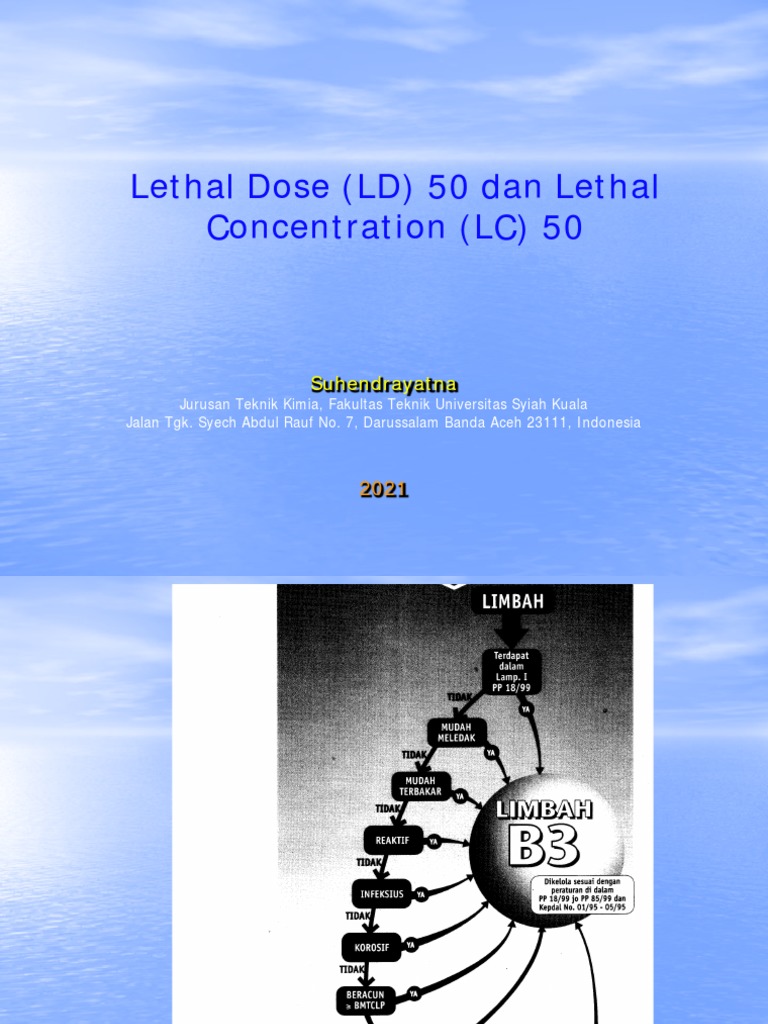 LC50 LD50 2021 | PDF