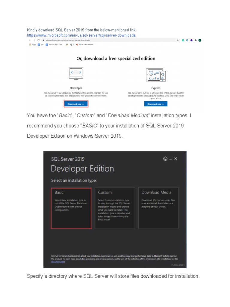 SQL Installation New | PDF | Microsoft Sql Server | Databases