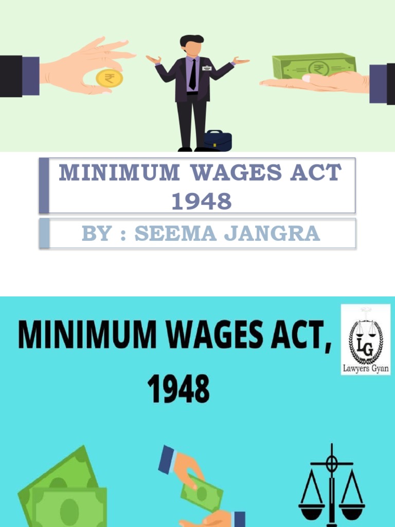 Minimum Wages Act 1948 | PDF | Employment | Overtime