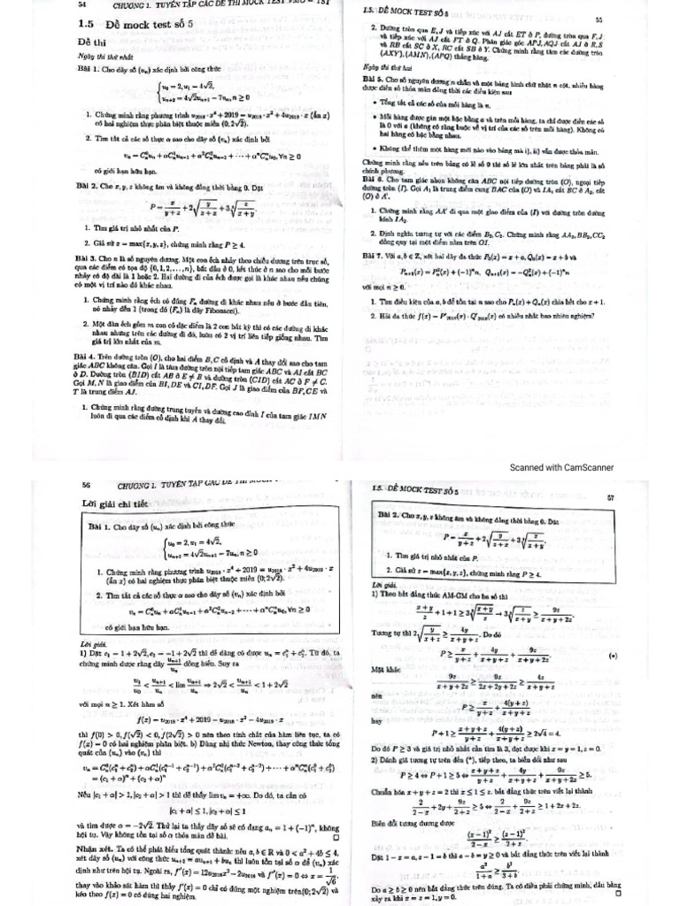 VMO Mock Test 5 | PDF