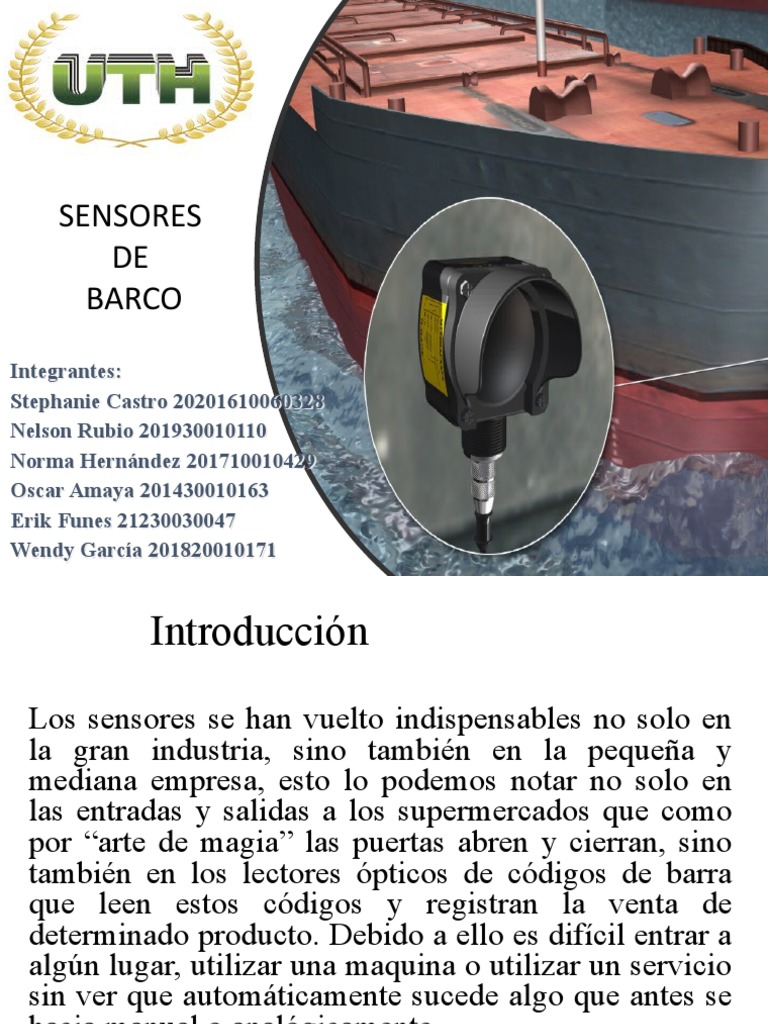 Sensores de Barco Nuev | PDF | Presión | Sensor