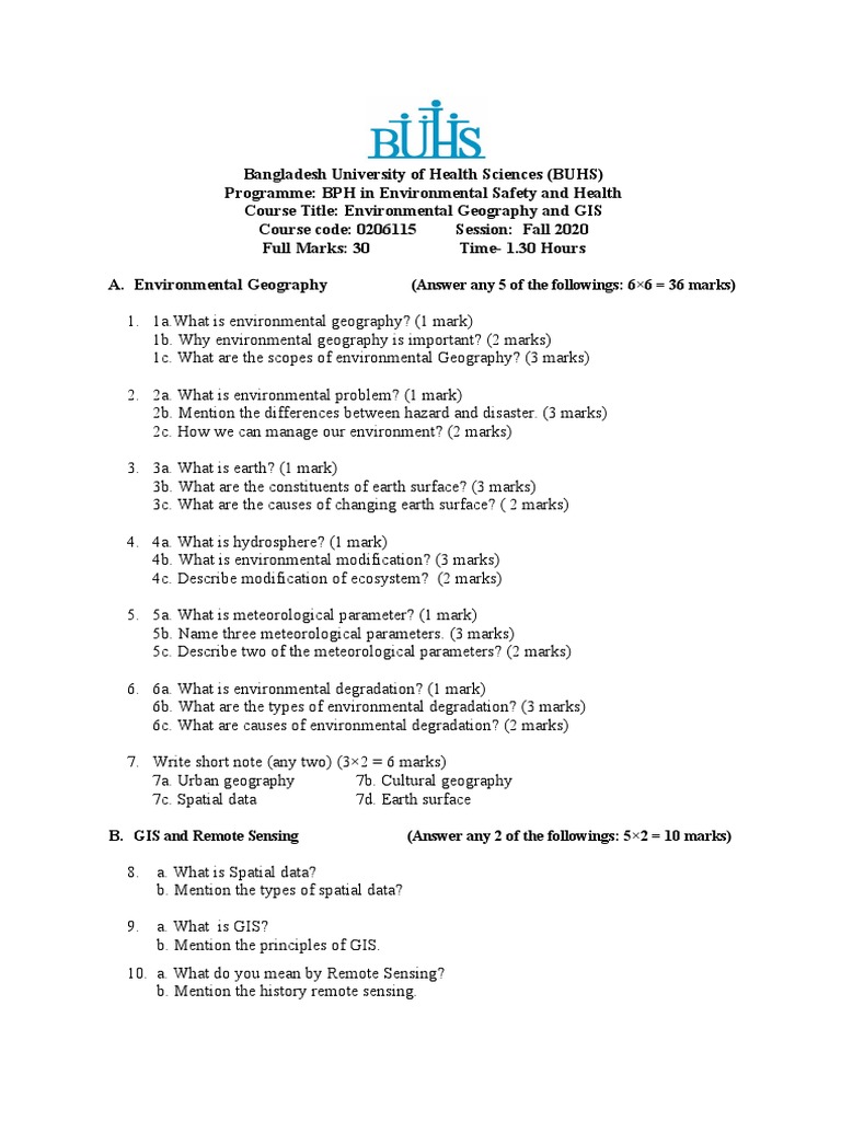 Exam Que Fall 20 | PDF