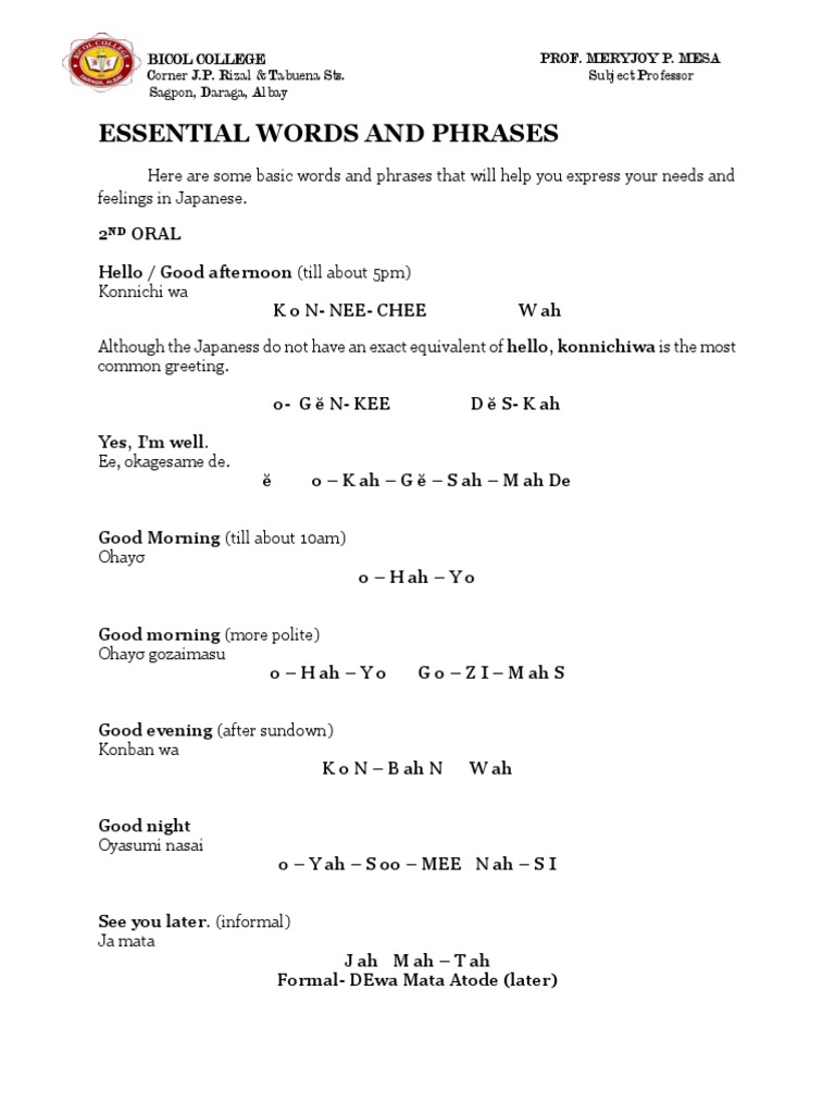 Foreign Language Lesson 1 | PDF | Languages Of Asia | Languages Of Taiwan