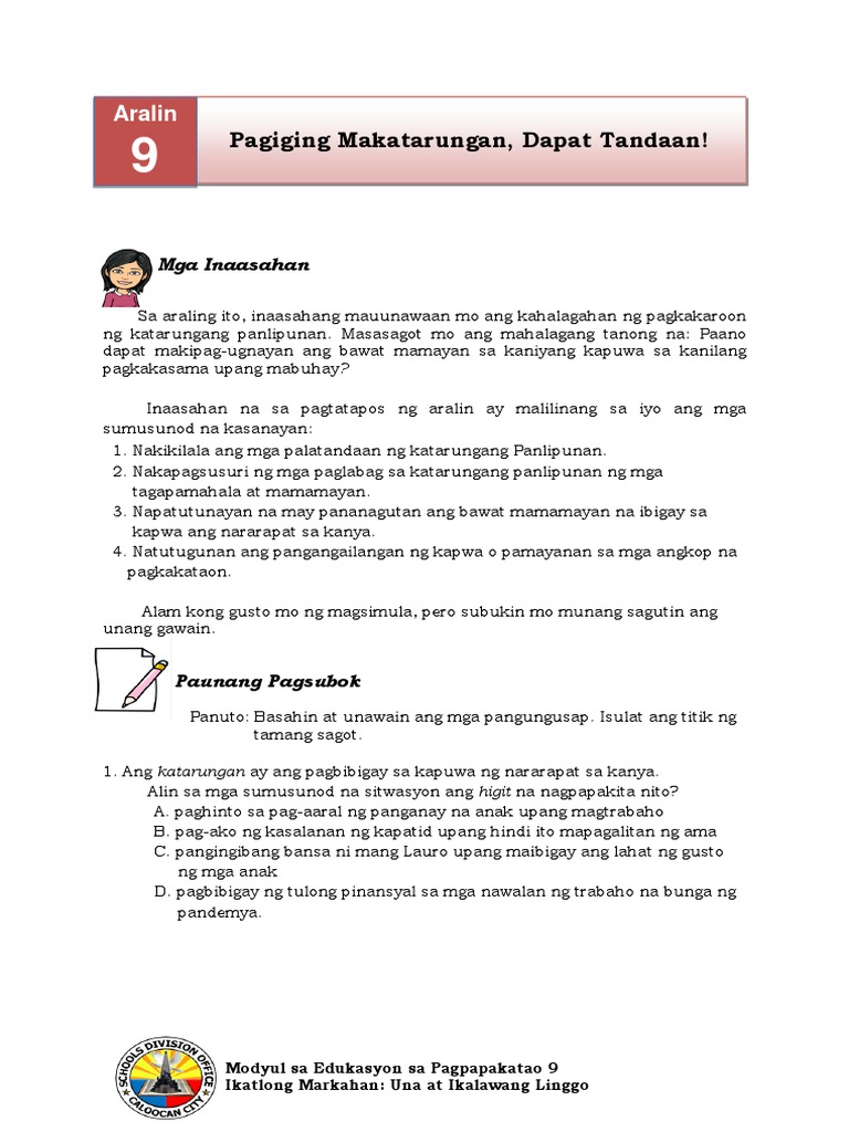 ESP 9 Q3 Weeks 1 2 1 | PDF