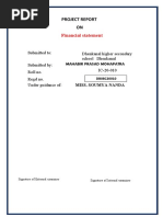 Field Project Report Format | PDF