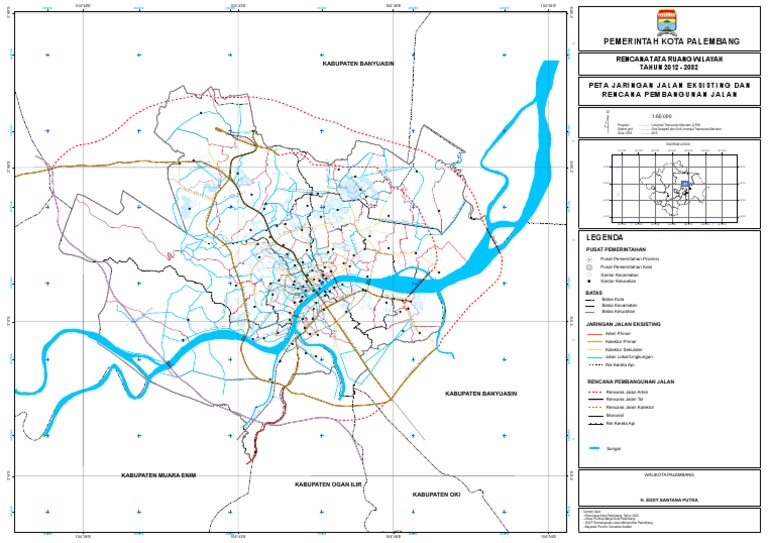 Peta Jaringan Jalan - A1 | PDF