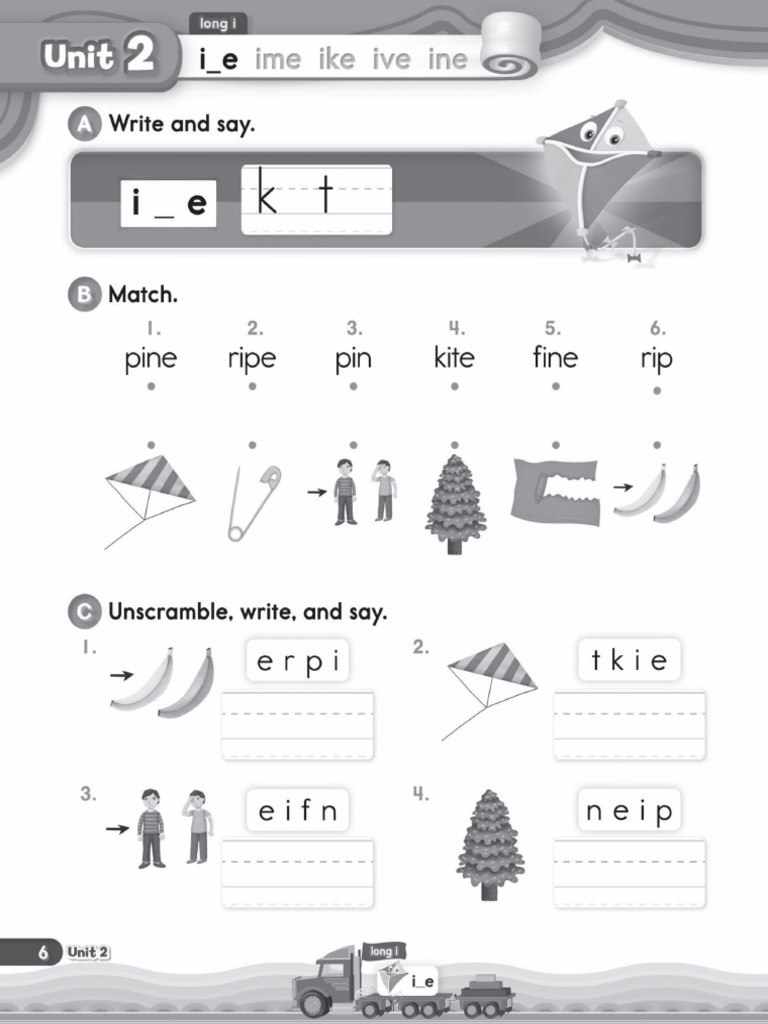 2 - Long I - I - e Ime Ike Ive Ine - Worksheet | PDF