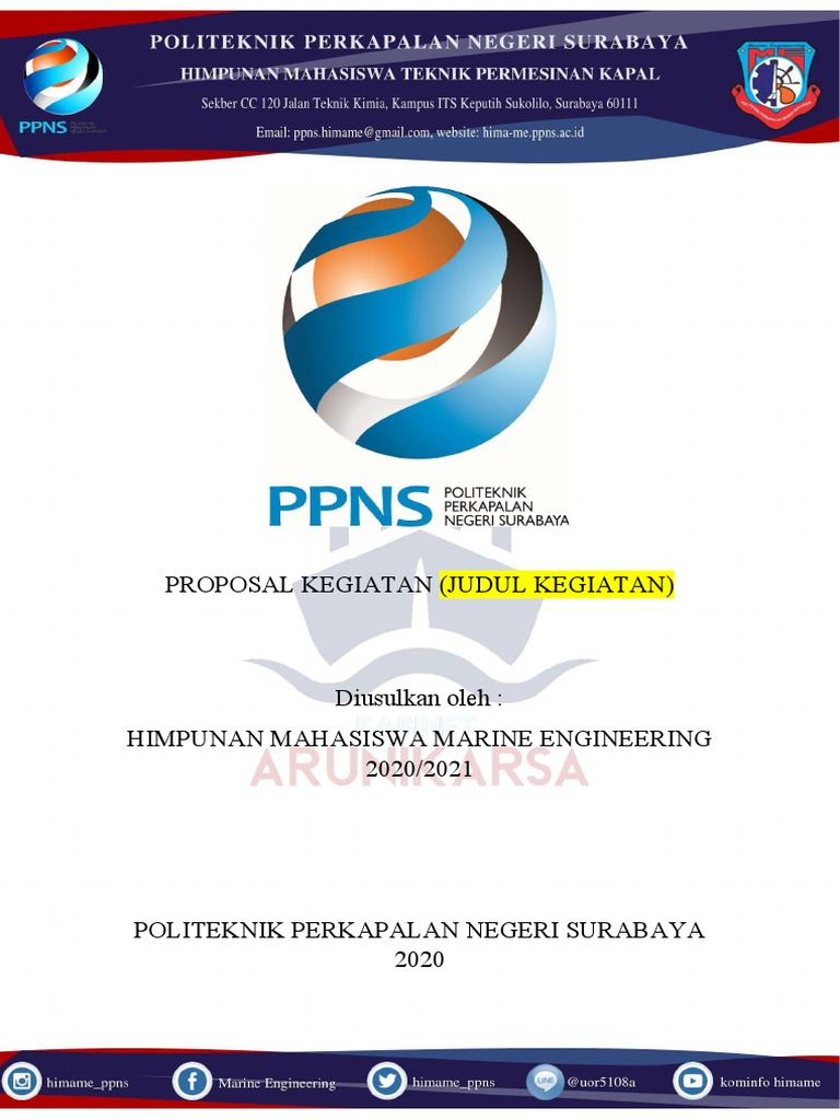 Proposal Kegiatan HIMA Marine Engineering | PDF