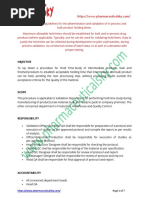 Hold Time Study Protocol | PDF | Tablet (Pharmacy) | Chemistry