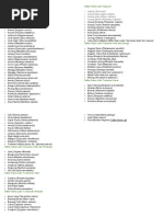 Daftar Nama Latin Tumbuhan Lengkap | PDF
