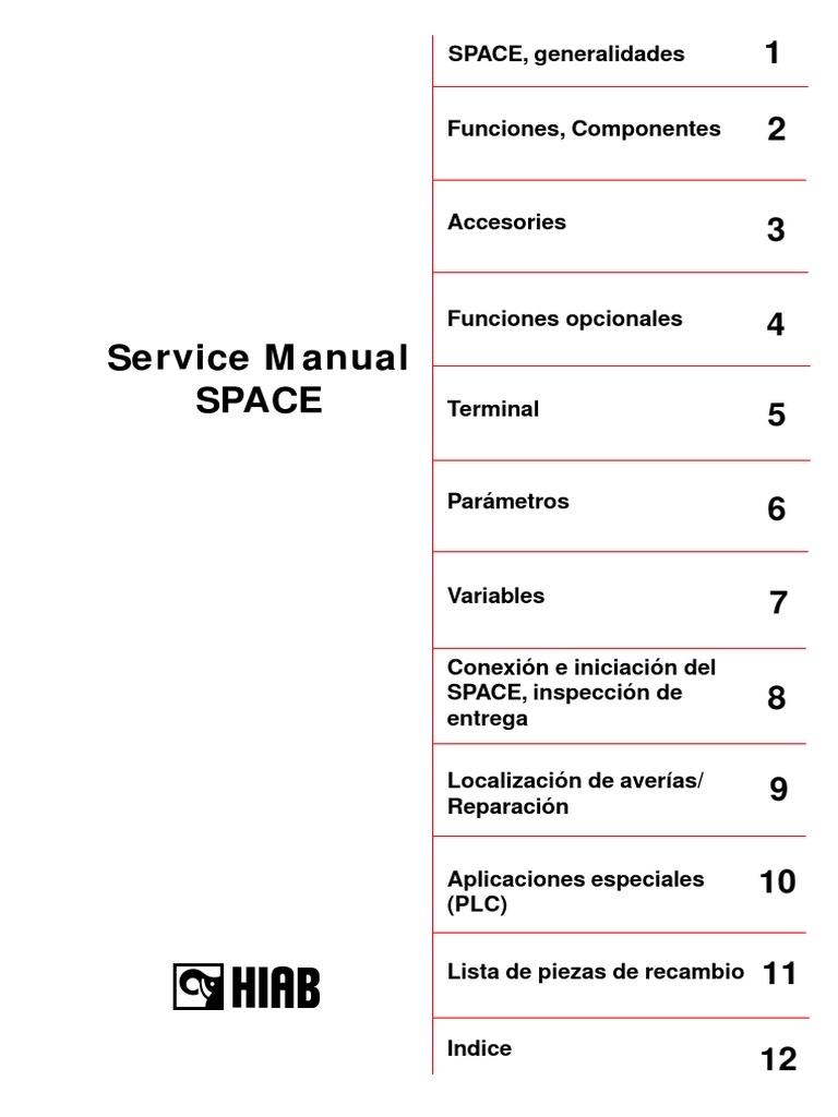 Manual y Fallos Hiab Grua | PDF | Grúa (máquina) | Relé