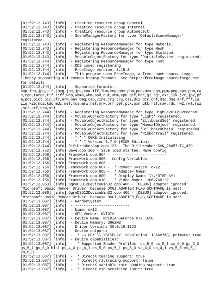 Exor Logs.4 | PDF | Graphics Processing Unit | Computing