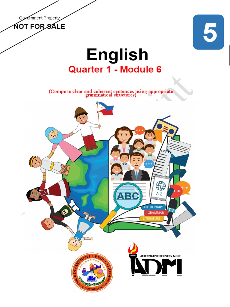 English: Quarter 1 - Module 6 | PDF | Grammatical Number | Plural