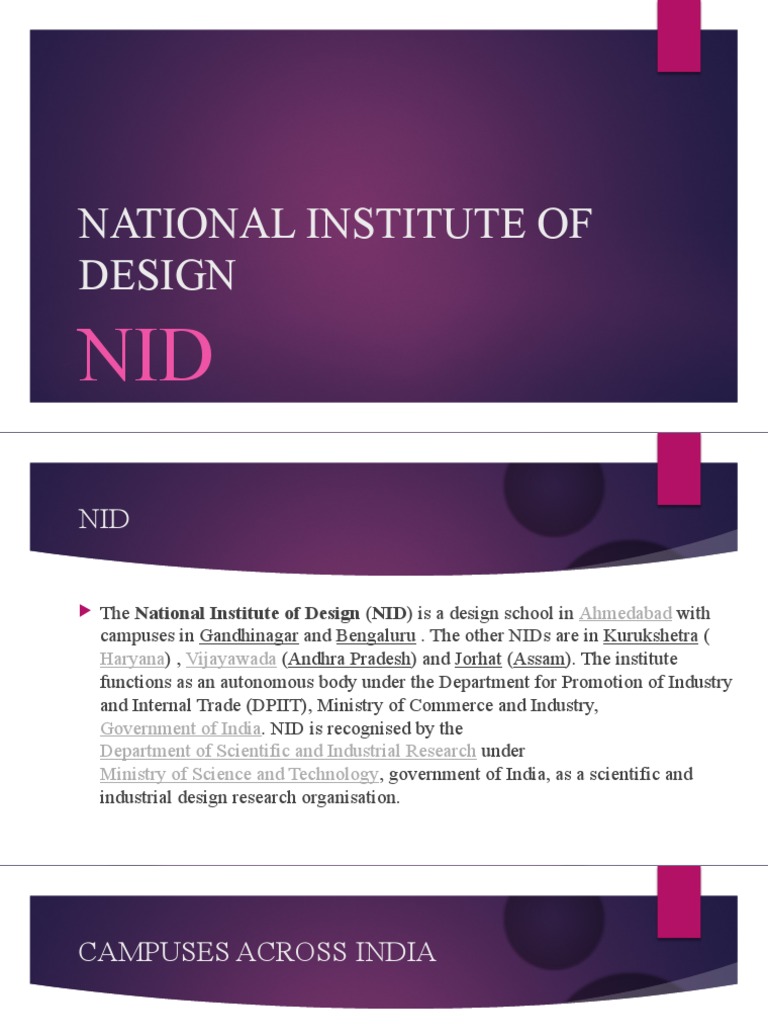 Overview of National Institute of Design | PDF | Art