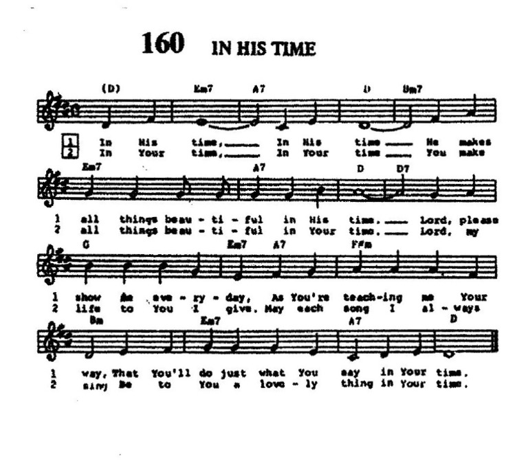 In His Time | PDF