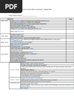 AM Checklist | PDF | Cashier | Cheque