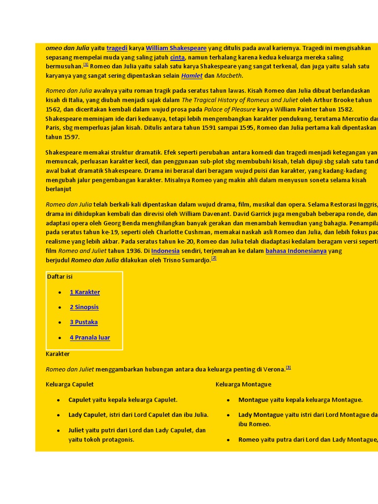 Omeo Dan Julia | PDF