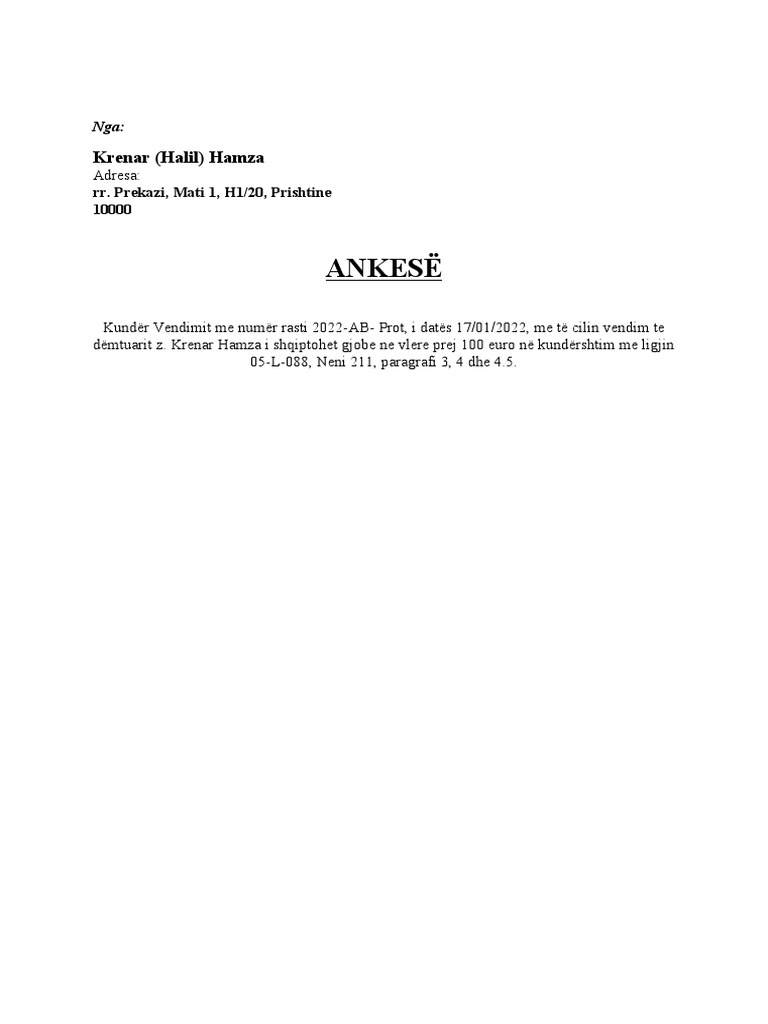 Ankese Krenar Hamza | PDF